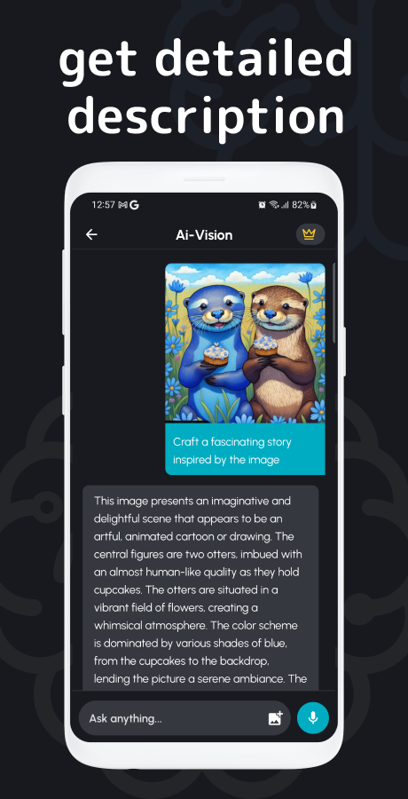 AiVision Powered By Chat GPT-4o/gpt-4o-mini , Image Input, AI Chat, Complete Android App by dev2023
